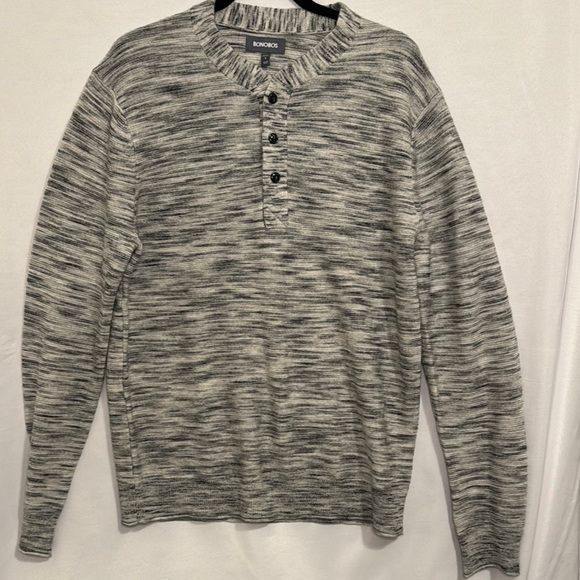 Bonobos | Sweaters | Bonobos Mens Grey Sweater Large Merino Boxe | Poshmark